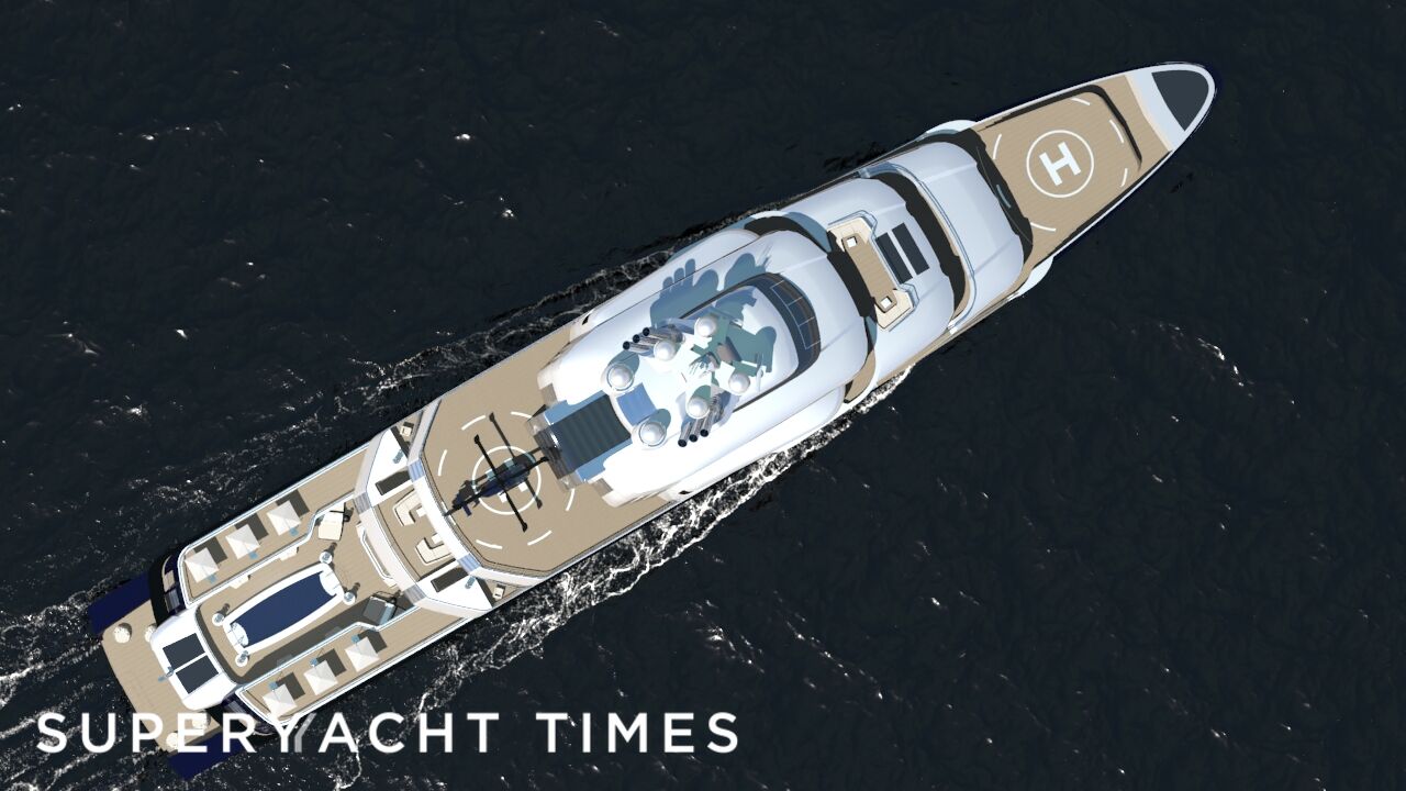 GYC reveals 135m world cruiser Project Oceanic 135