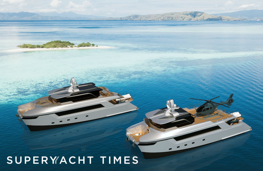 Echo Yachts unveils two 27m catamaran superyacht concepts