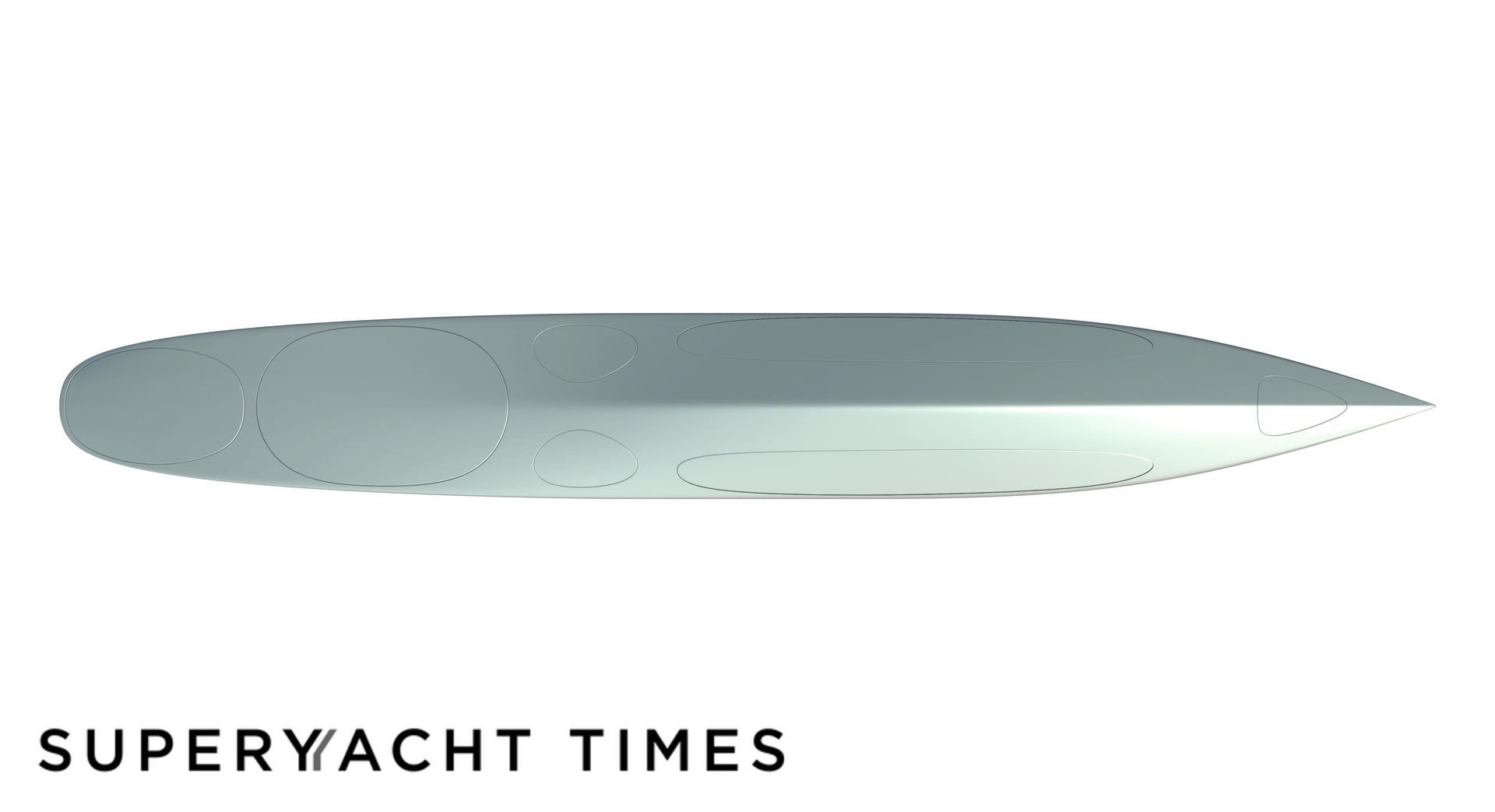 Project L: The 120m futuristic hybrid concept by Thierry Gaugain and ...