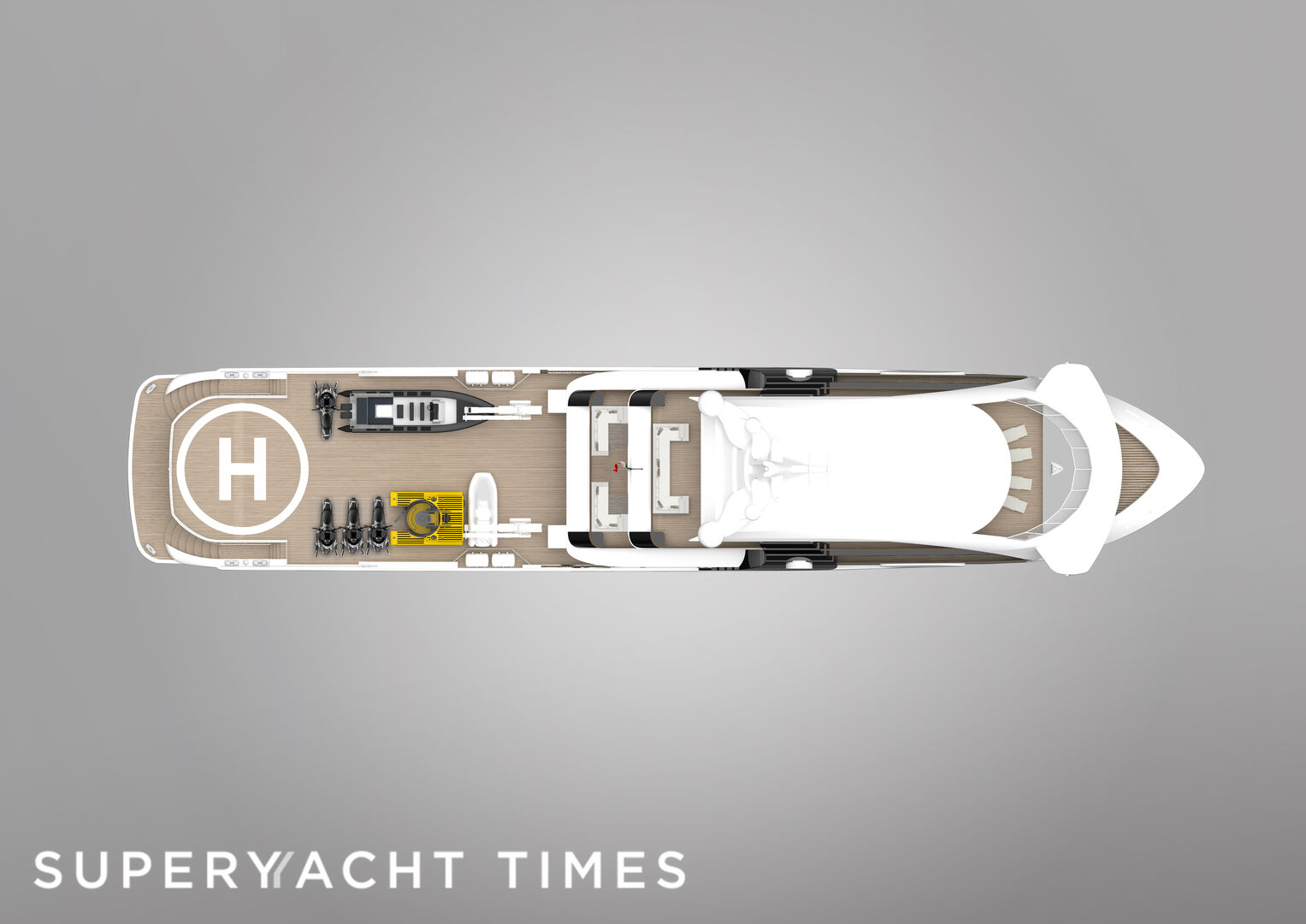 Rosetti Superyachts unveils 65m Project Orca concept