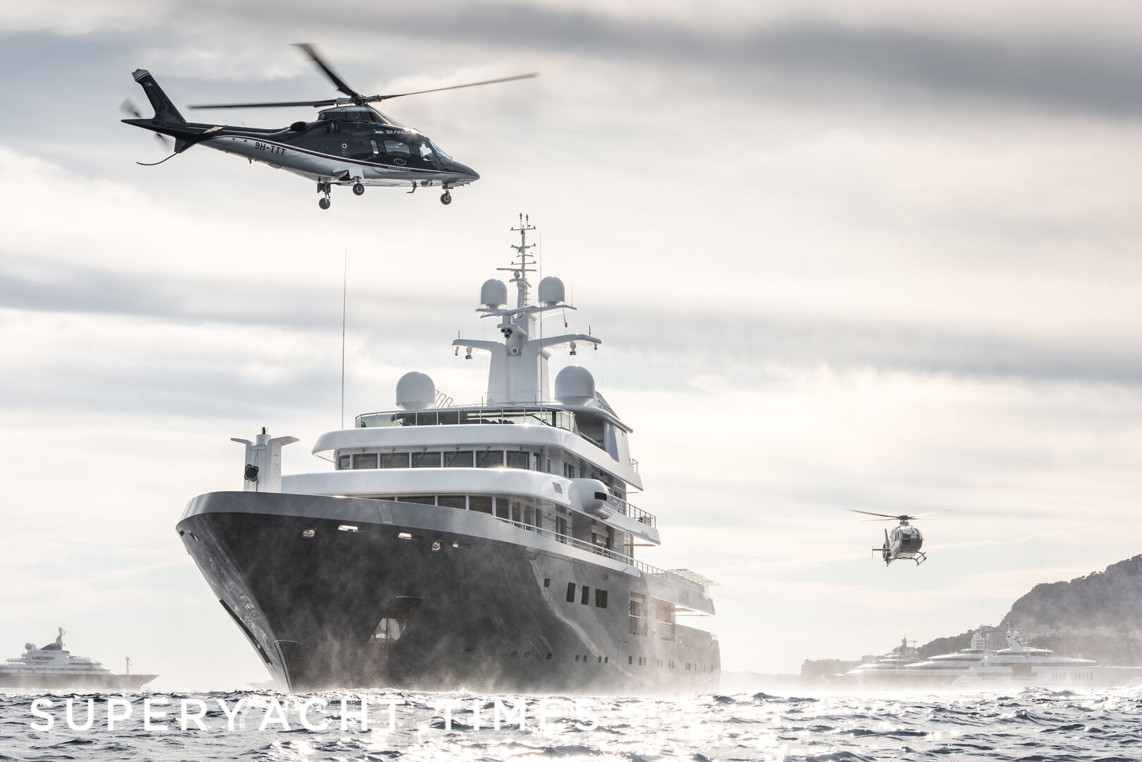 On board blockbuster film Tenet yacht Planet Nine