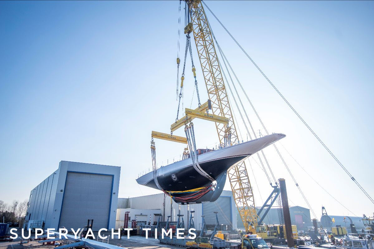42m J Class Ranger sailing yacht refit completed at Vitters