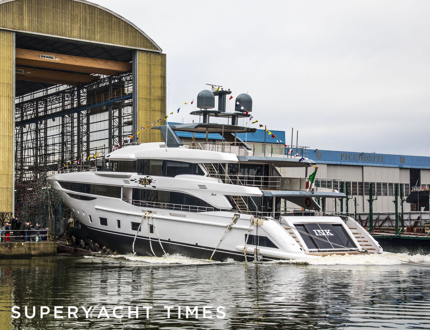 45m Benetti Diamond 145 flagship Ink launched