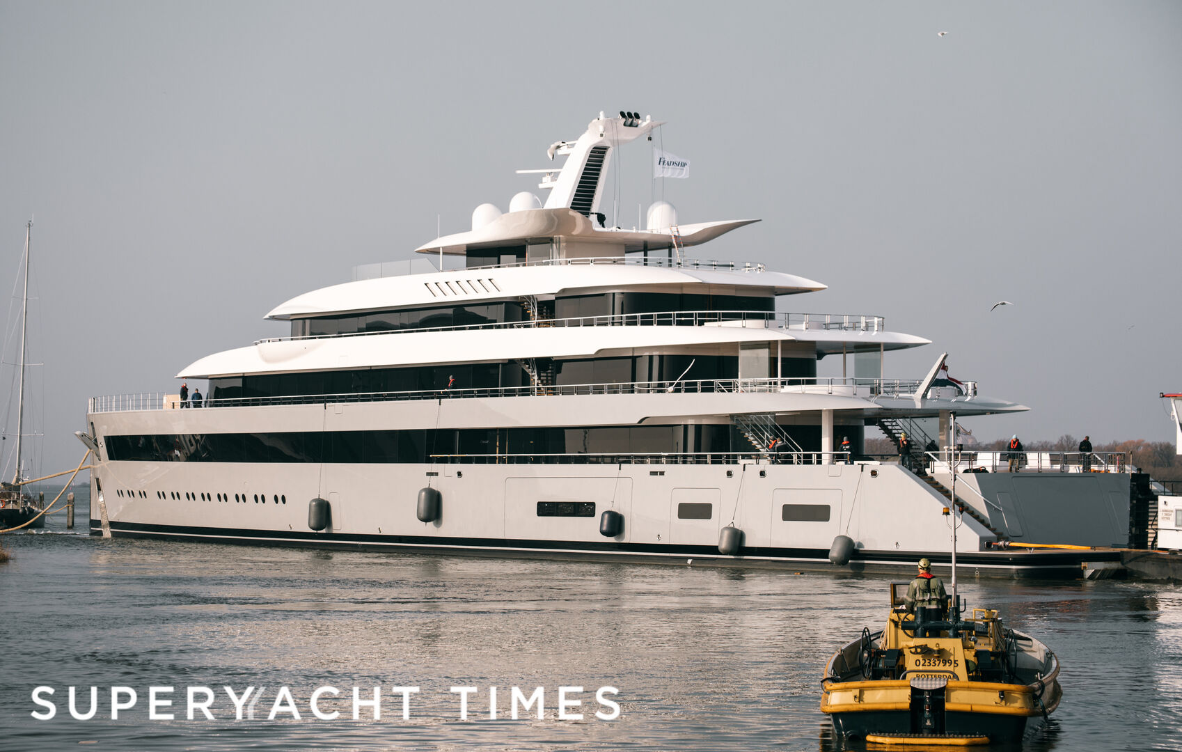 100m Feadship motor yacht Moonrise launched
