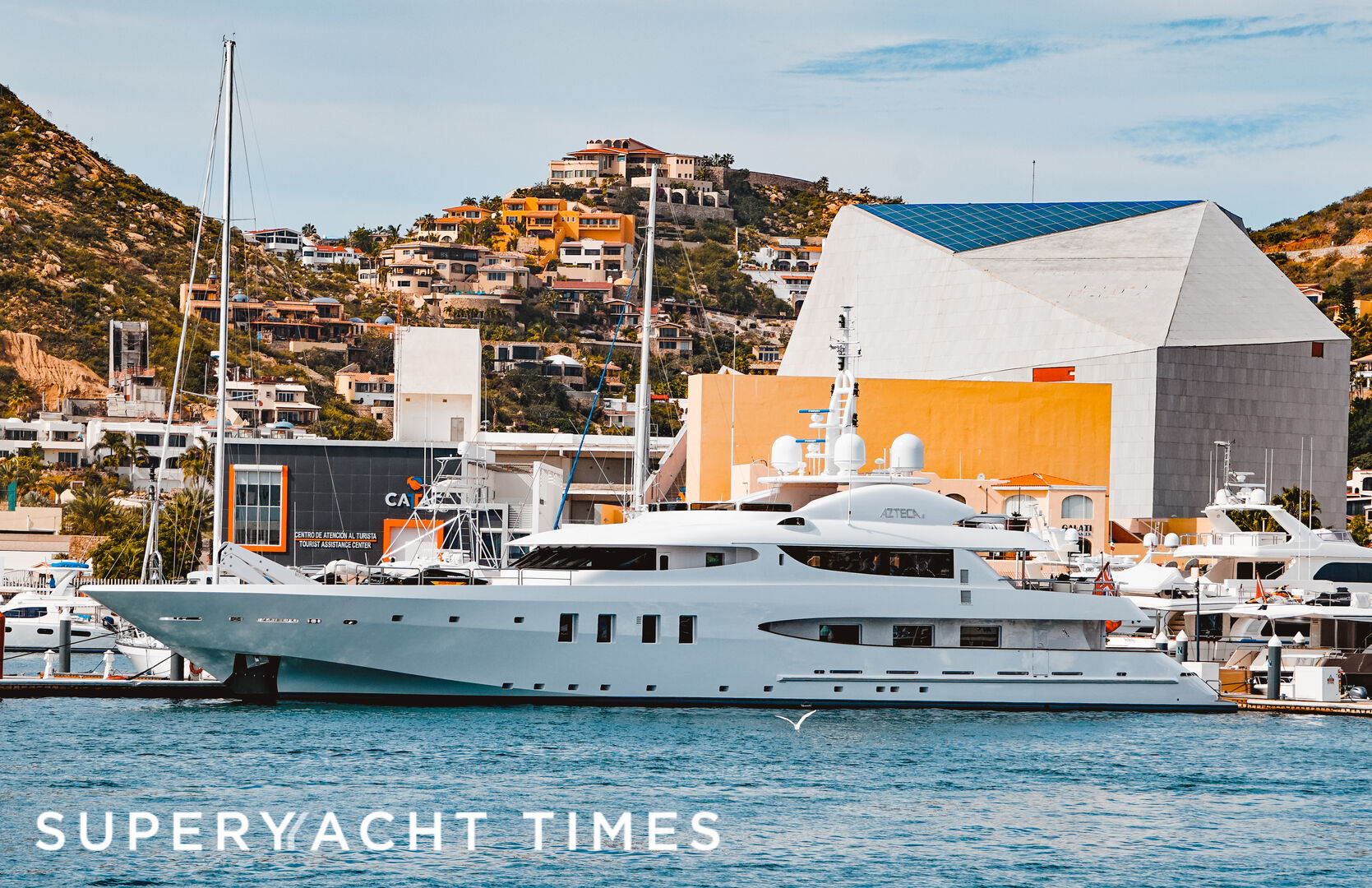 The 50m motor yacht Azteca II in Cabo