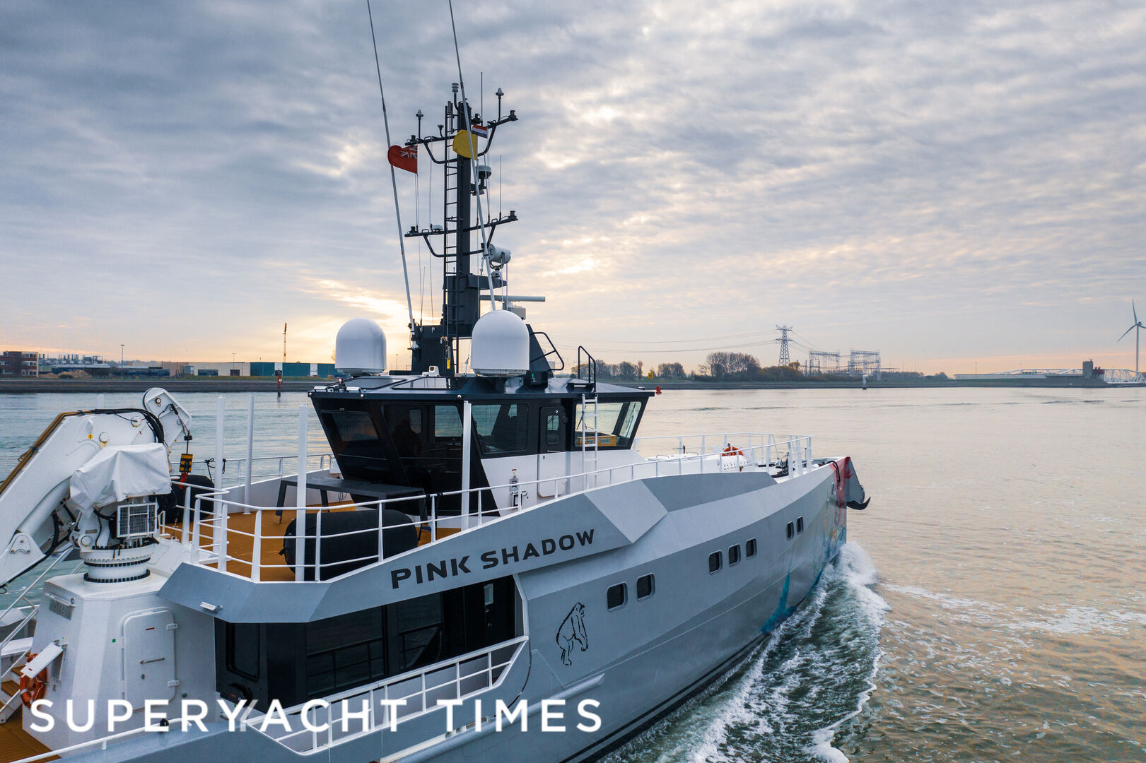 In Pictures: 46m yacht support Pink Shadow returns to Damen