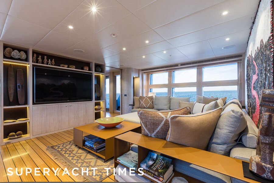 34m Alloy yacht Akiko on the market