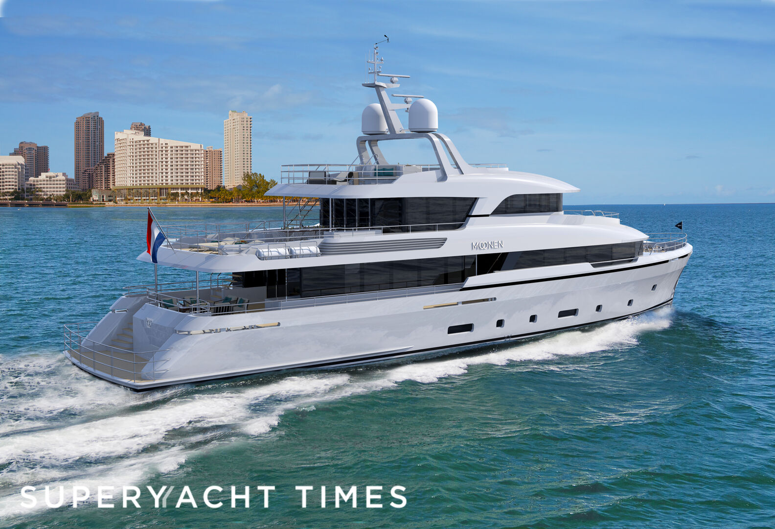 New 36m yacht in build at Moonen Yachts