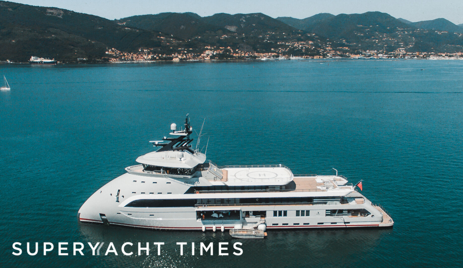 89m X-Bow yacht Olivia O delivered