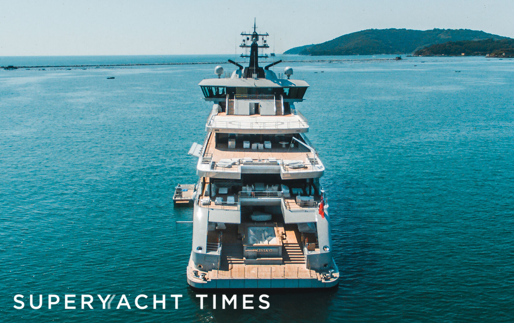 89m X-Bow yacht Olivia O delivered