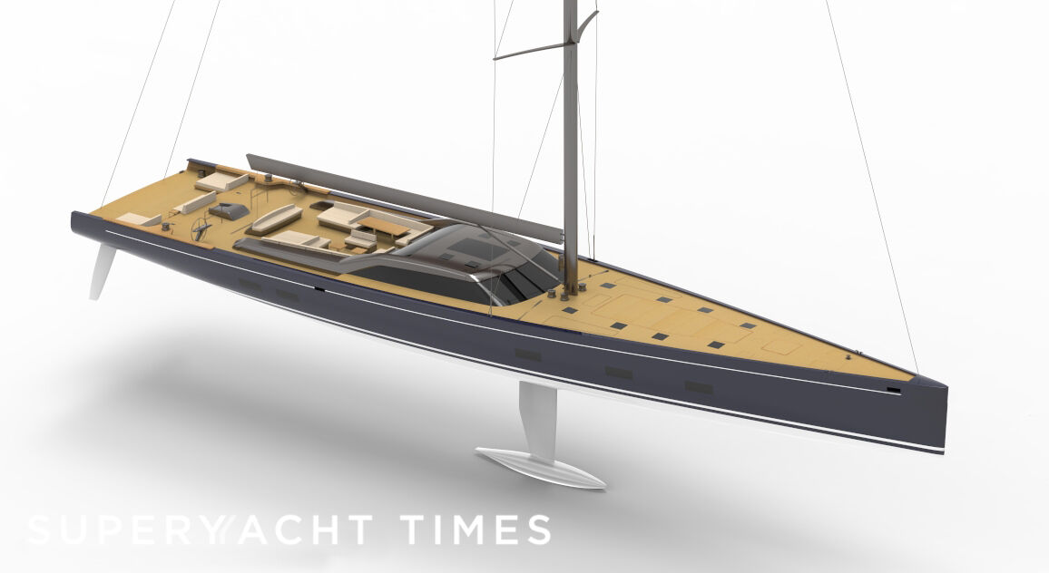 Royal Huisman signs new 46m performance sloop project 405