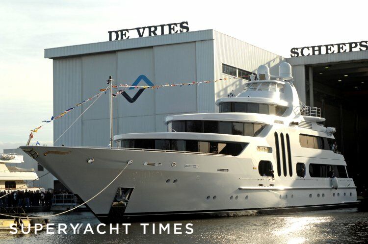 Feadship De Vries launched Gallant Lady