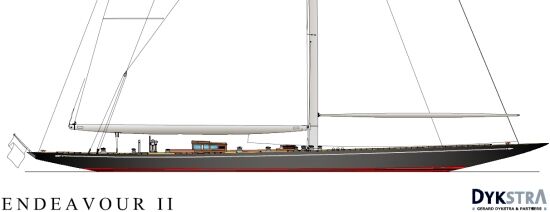 Endeavour II, the new J-Class by Dykstra & Partners