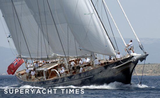 Royal Huisman's 52m gaff rigged schooner Meteor