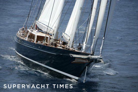 Royal Huisman's 52m gaff rigged schooner Meteor