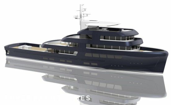 55m Explorer superyacht by Van Geest Design