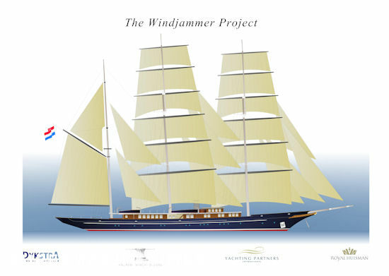 Project Windjammer by Dykstra, Royal Huisman, YPI & Andrew Winch