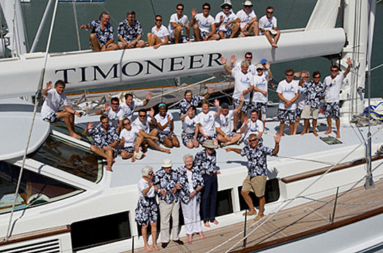 Timoneer claims victory in the Superyacht Cup Antigua 2008