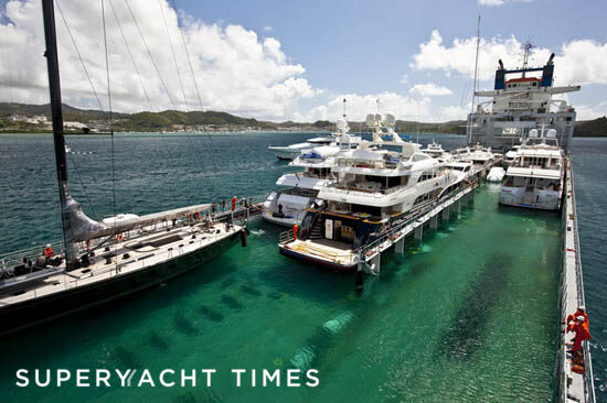 Dockwise Yacht Transport’s largest vessel visits Northeast for first time