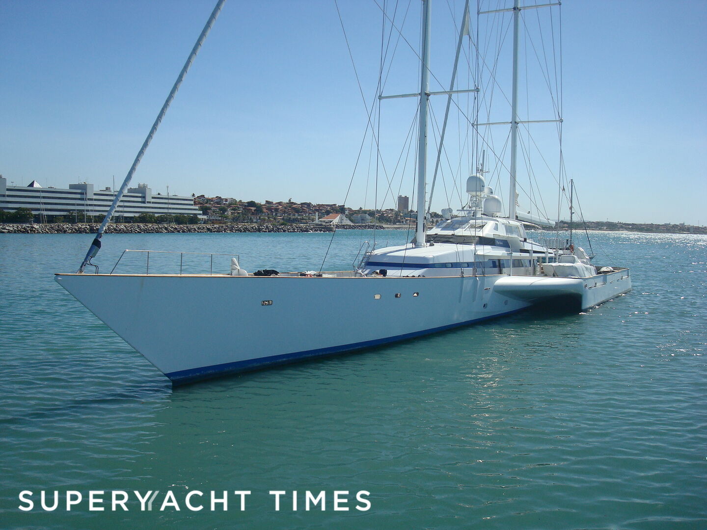 The 64 metre Pilar Rossi in Fortaleza, Brazil