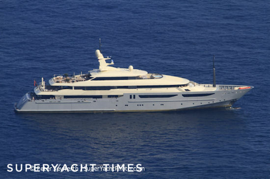 Superyacht Azteca off Monaco