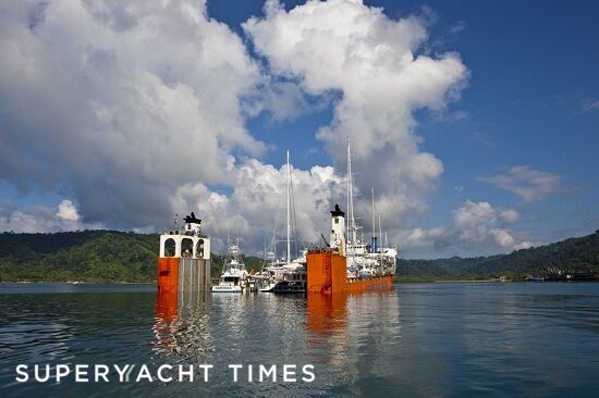 Dockwise Yacht Transport ship headed for South Pacific