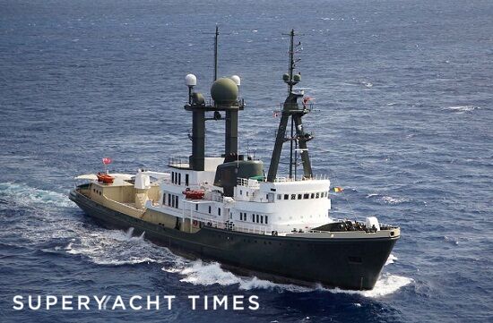 Converted superyacht Lone Ranger for sale with Y.CO