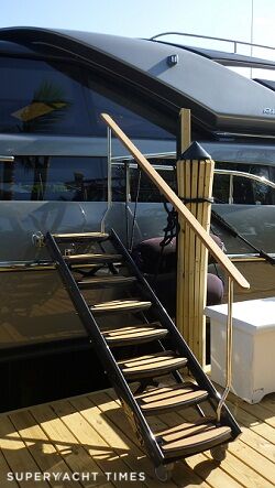 MarQuipt introduces Carbon Fiber Sea Stairs for side-to-boarding
