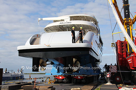 In Pictures: Acico Yachts launch 50m superyacht Nassima
