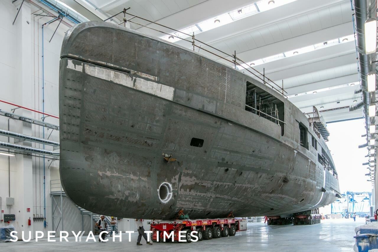 CRN's new 62m motor yacht reaches next stage of build