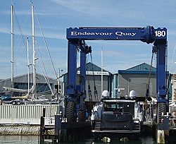 Desty Marine now at Endeavour Quay