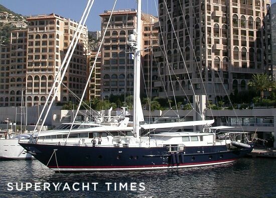 The Jon Bannenberg designed sailing yacht Beaugeste