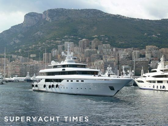 The 62 metre Codecasa superyacht Moneikos in Monaco