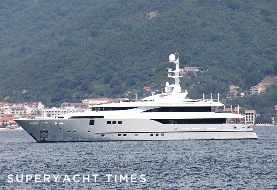 The 54 metre custom built displacement superyacht Rahil