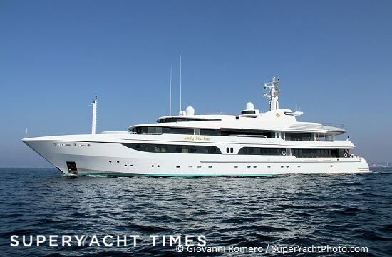The 64 metre Feadship Lady Marina