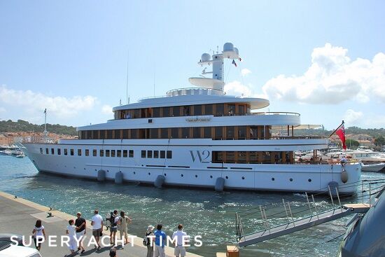 The 65 metre Feadship Wedge Too in Saint Tropez