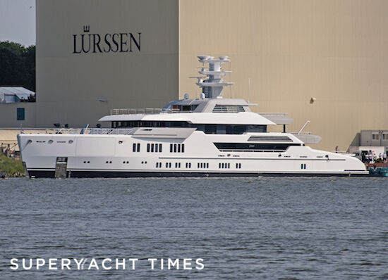 Update on the launch of the 66m Lürssen project Green