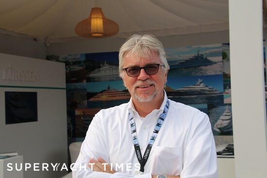 Speaking to Lürssen's Michael Breman at SO!Dalian