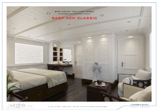 Stephen Huish collaboration with Sarp Yachts