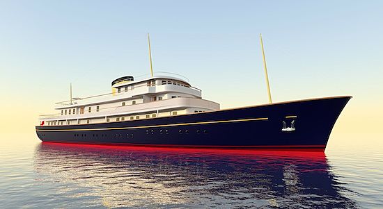Superyacht yard, broker and designer team up to promote 80m British project