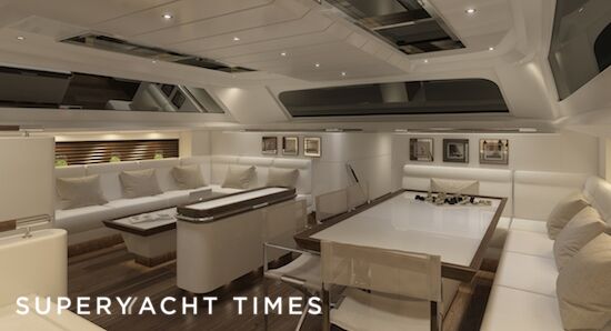 Stephen Huish unveils latest superyacht interior