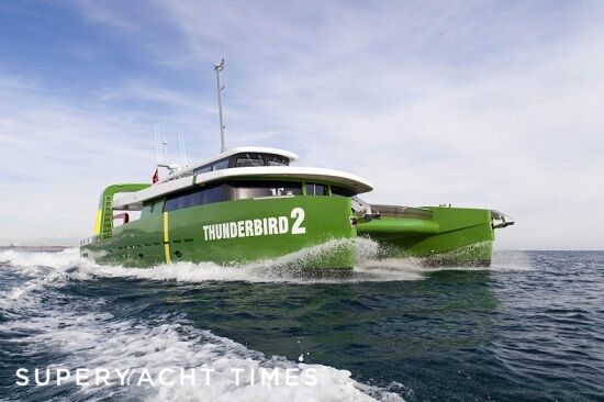 Brilliant Boats and BB Yachts deliver 21.5m Thunderbird 2