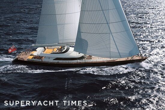 The 45m sailing yacht Helios completes refit