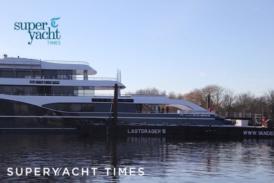 Exclusive look at Feadship Project 808 launched today