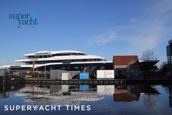 Exclusive look at Feadship Project 808 launched today