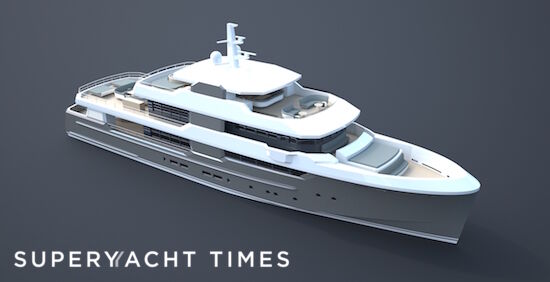 New 40m superyacht design from Van Geest Design