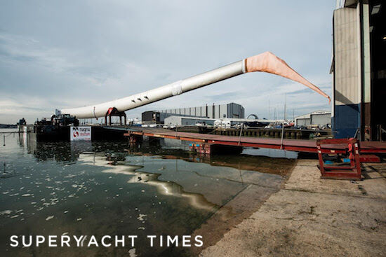 The world's tallest carbon composite free standing masts