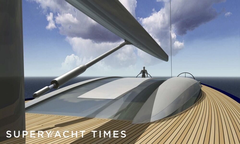 The use of glass in sailing yacht designs