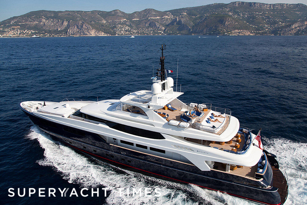 On board: the 52m superyacht Mischief in Genoa