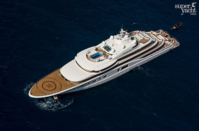 In Pictures: the 104m superyacht Quantum Blue